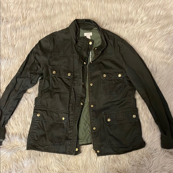 J. Crew Factory | Jackets & Coats | Jcrew Factory Green Field Jacket ...